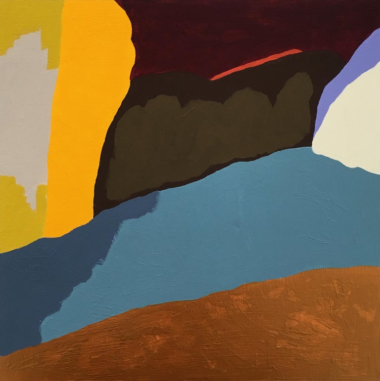 Barbara Marks - Recollection 126 (Stony Creek), earth tone abstract ...