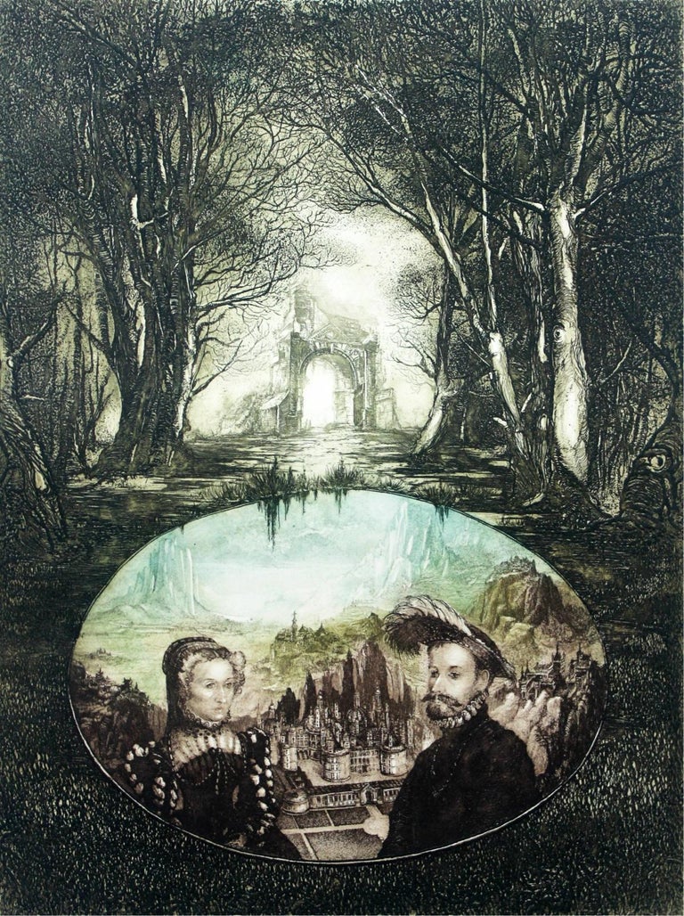 Barbara Rosiak - Renaissance fantasy - XX Century, Figurative Etching ...