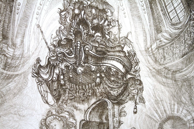 Barbara Rosiak Statek Ariadny Signed Aquatint Etching on Paper 20/30 ...