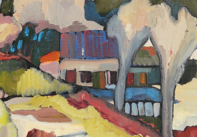Barbara Thayer - Colorful Pastel Impressionist Fauvist Hillside with ...