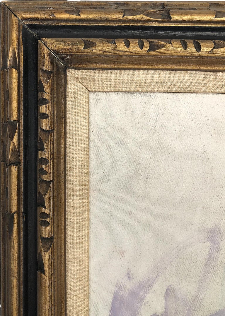 Barbara Yeterian Abstract Male Nude Study Painting, circa 1960s For ...