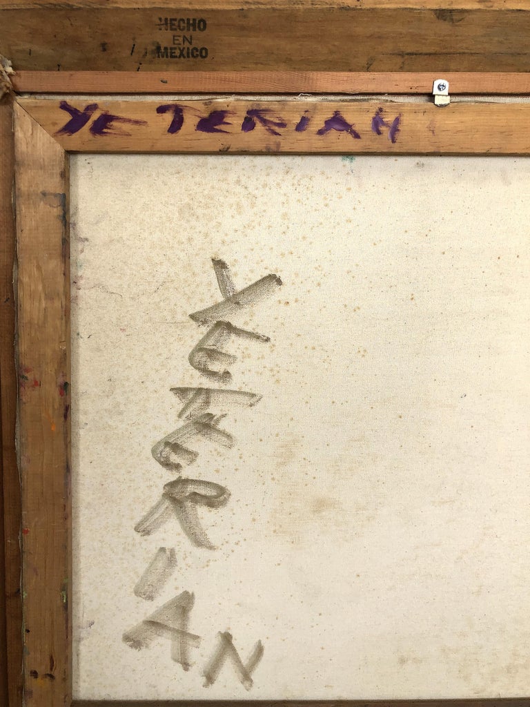 Barbara Yeterian Abstract Male Nude Study Painting, circa 1960s For ...