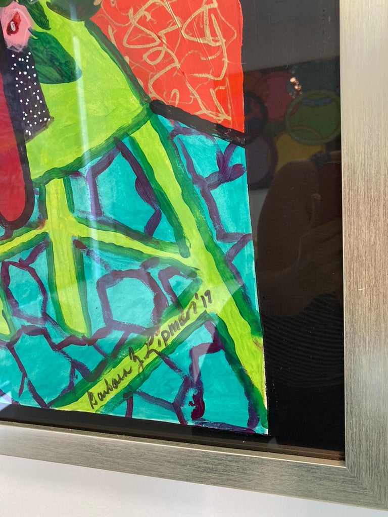 Barbara Z Lipman - Hydrangeas In Blue Vase For Sale at 1stDibs