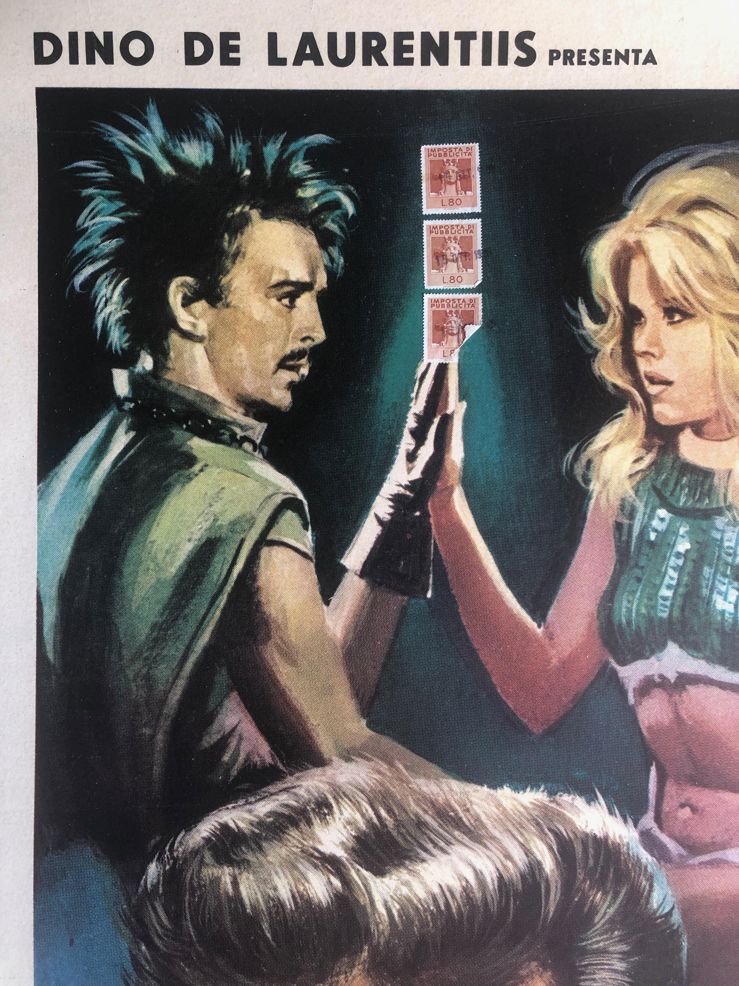 'Barbarella' Original Vintage Movie Poster, Italian, 1968 at 1stDibs ...