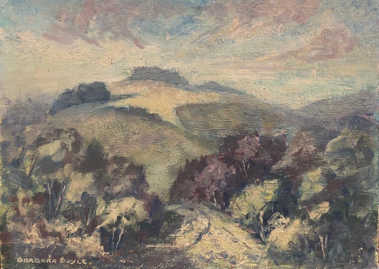 Barbera Doyle - BARBARA DOYLE 1970's MODERN BRITISH OIL PAINTING ...