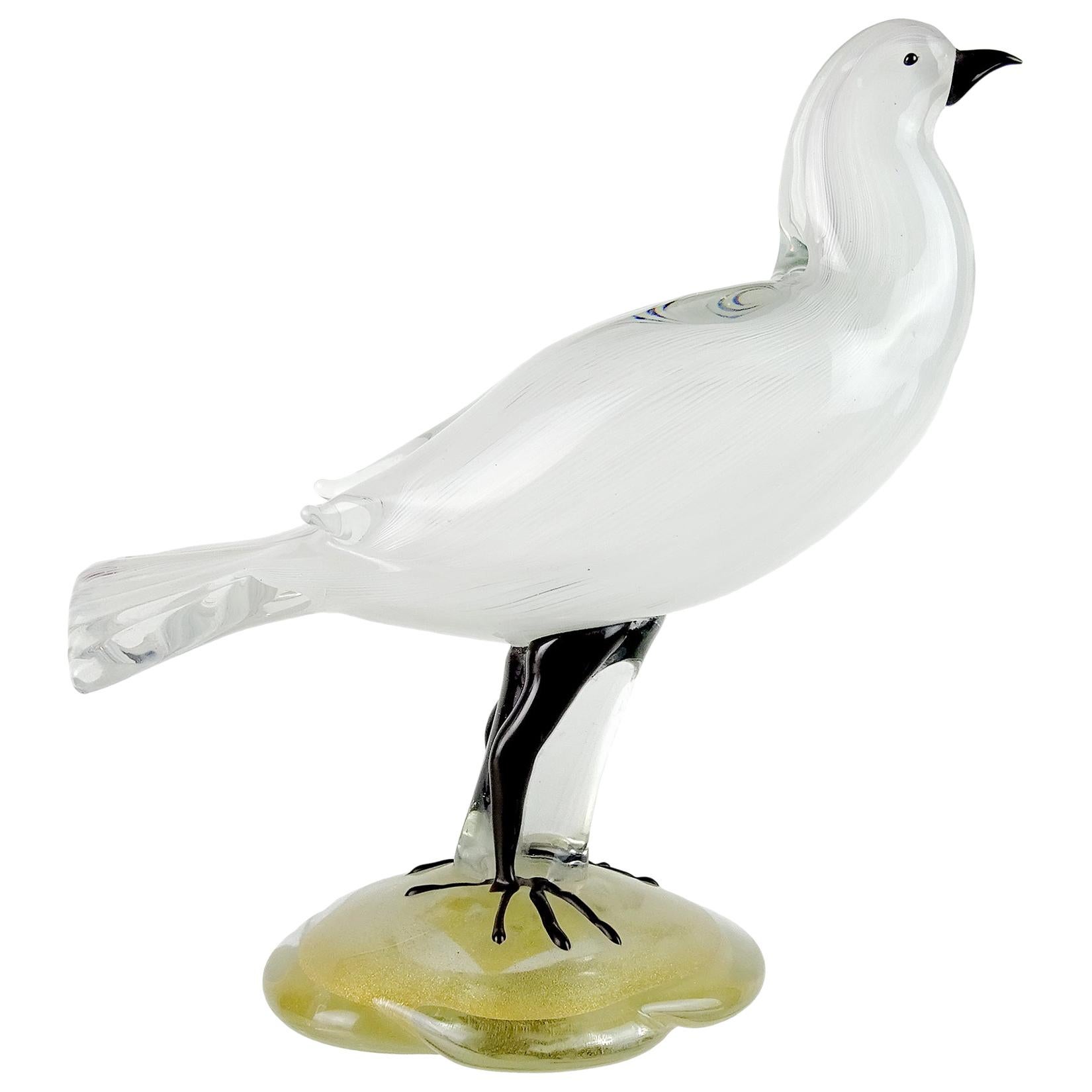 Barbini Murano Pink Birds Of Paradise Italian Art Glass Pheasant ...