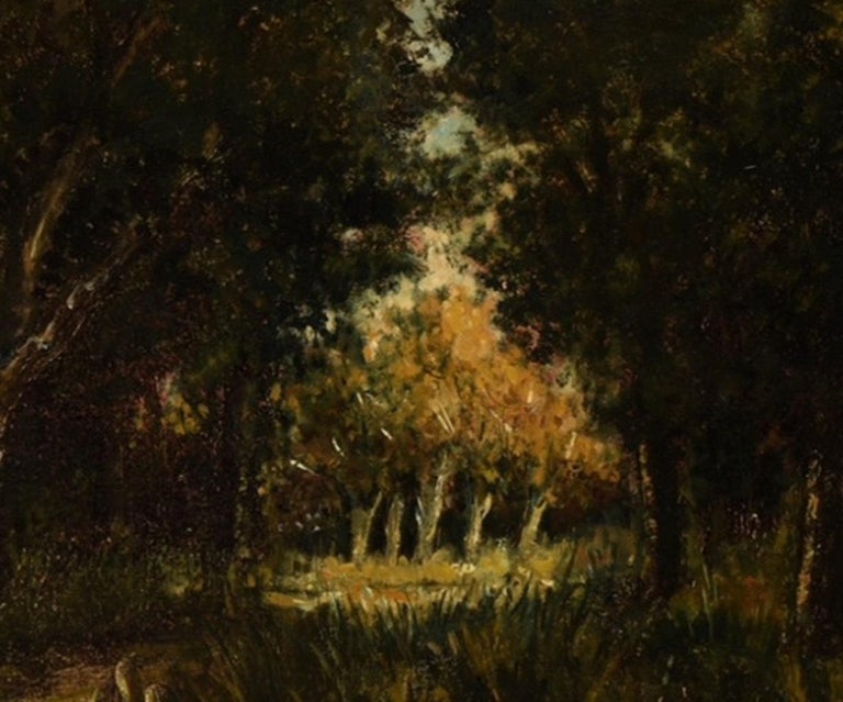 Barbizon School, Landscape, France, 19th Century, Oil on Canvas at 1stDibs