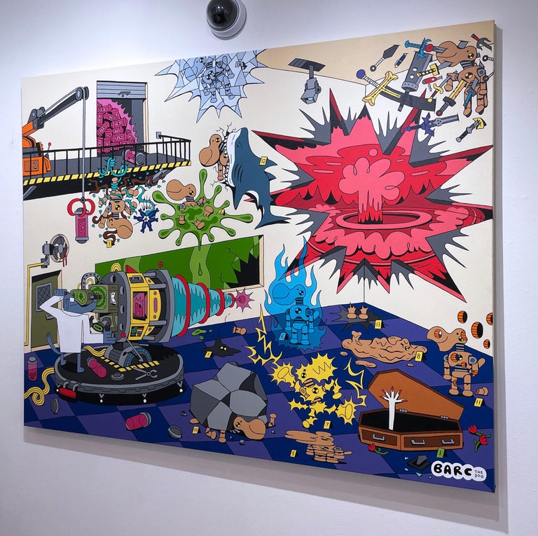 BARC the dog - Death Ray by BARC the dog, comic book style, science ...