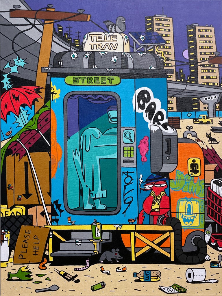 BARC the dog - Tele-Trav (Street) by BARC the dog, comic book style ...