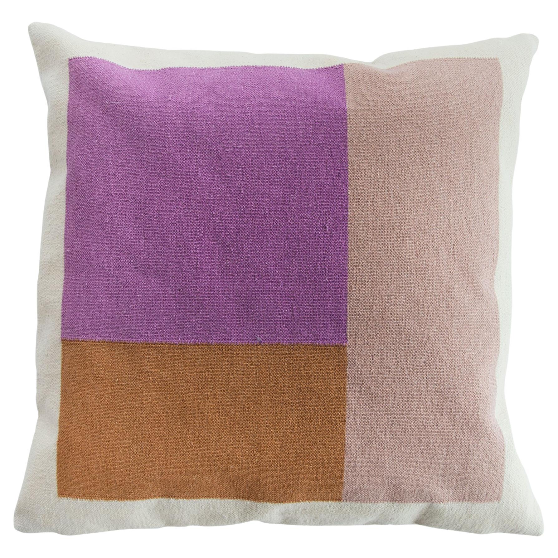 Barcelona Colorblock Pillow - Pink at 1stDibs