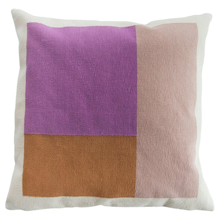 Barcelona Colorblock Pillow - Multi For Sale at 1stDibs