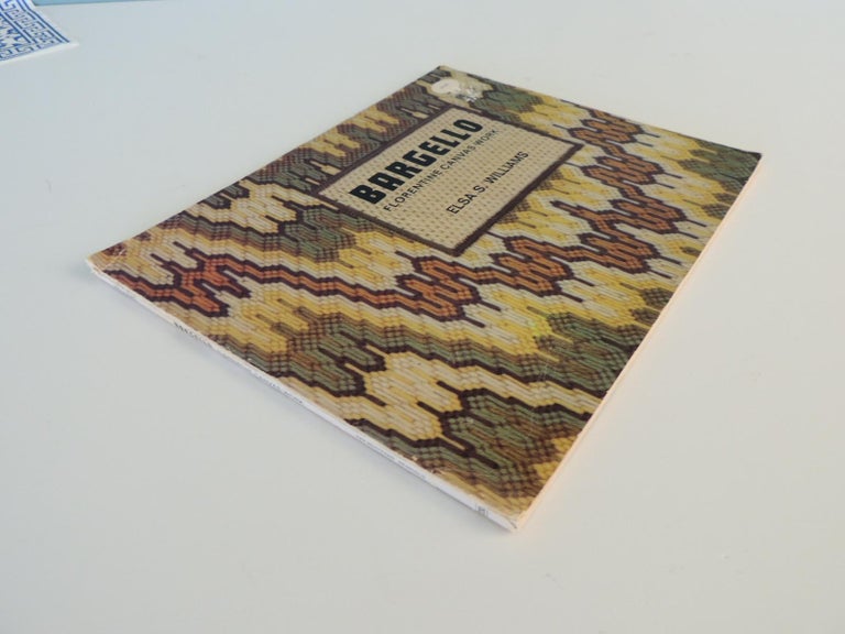 Bargello Florentine Canvas Work Paperback Book For Sale at 1stDibs