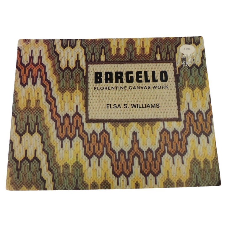Bargello Florentine Canvas Work Paperback Book For Sale at 1stDibs