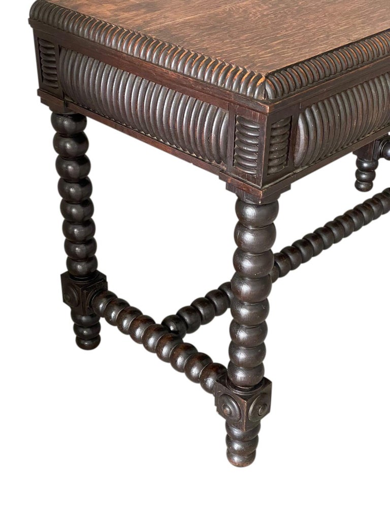 Barley Twist Leg Side Table, England, 19th Century at 1stDibs