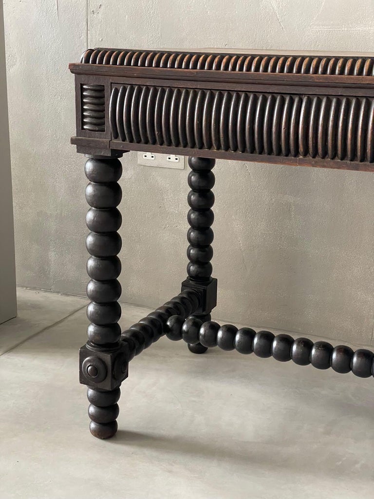 Barley Twist Leg Side Table, England, 19th Century at 1stDibs