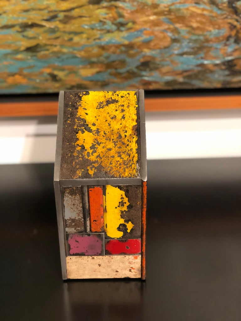 Jim Rose Barn House Structure, Welded Steel Object Made with Salvaged ...