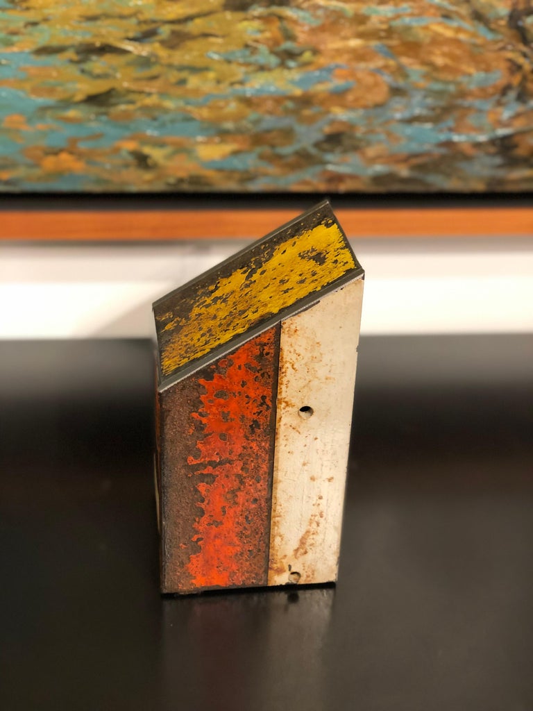 Jim Rose Barn House Structure, Welded Steel Object Made with Salvaged ...