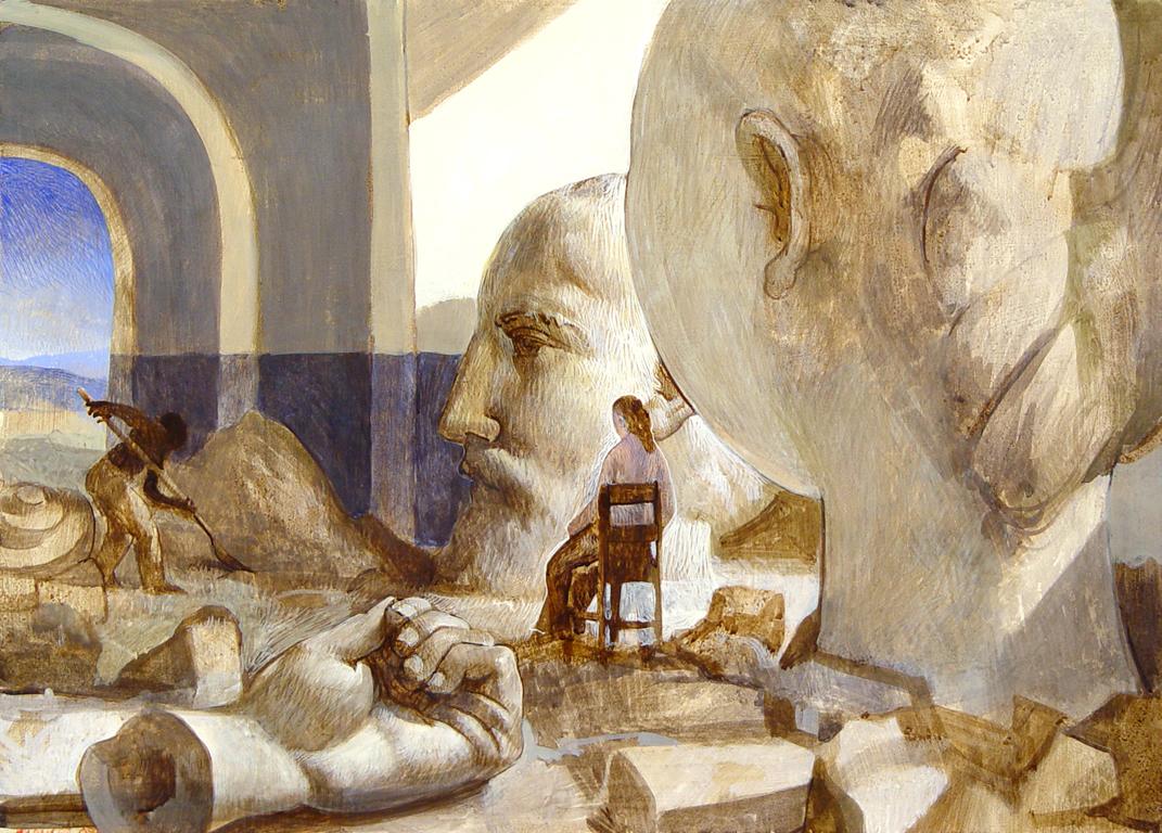 Art by Medium: Egg Tempera - 225 For Sale at 1stdibs