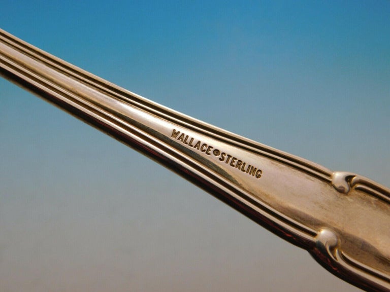 Barocco by Wallace Italy Sterling Silver Flatware Set Service Dinner 40 ...