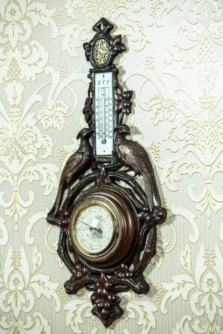 Barometer in a Carved Case, circa 1880 at 1stDibs