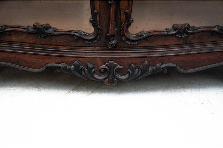 Baroque Carved Display Cabinet, France, 1880s. at 1stDibs