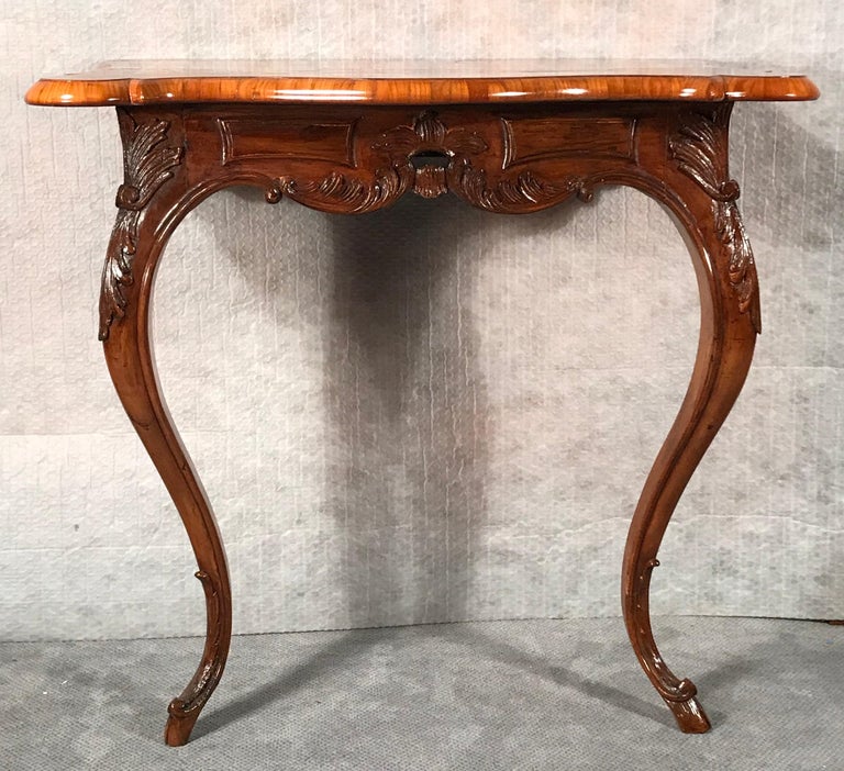Baroque Console Table, Germany 1750, Walnut For Sale at 1stDibs