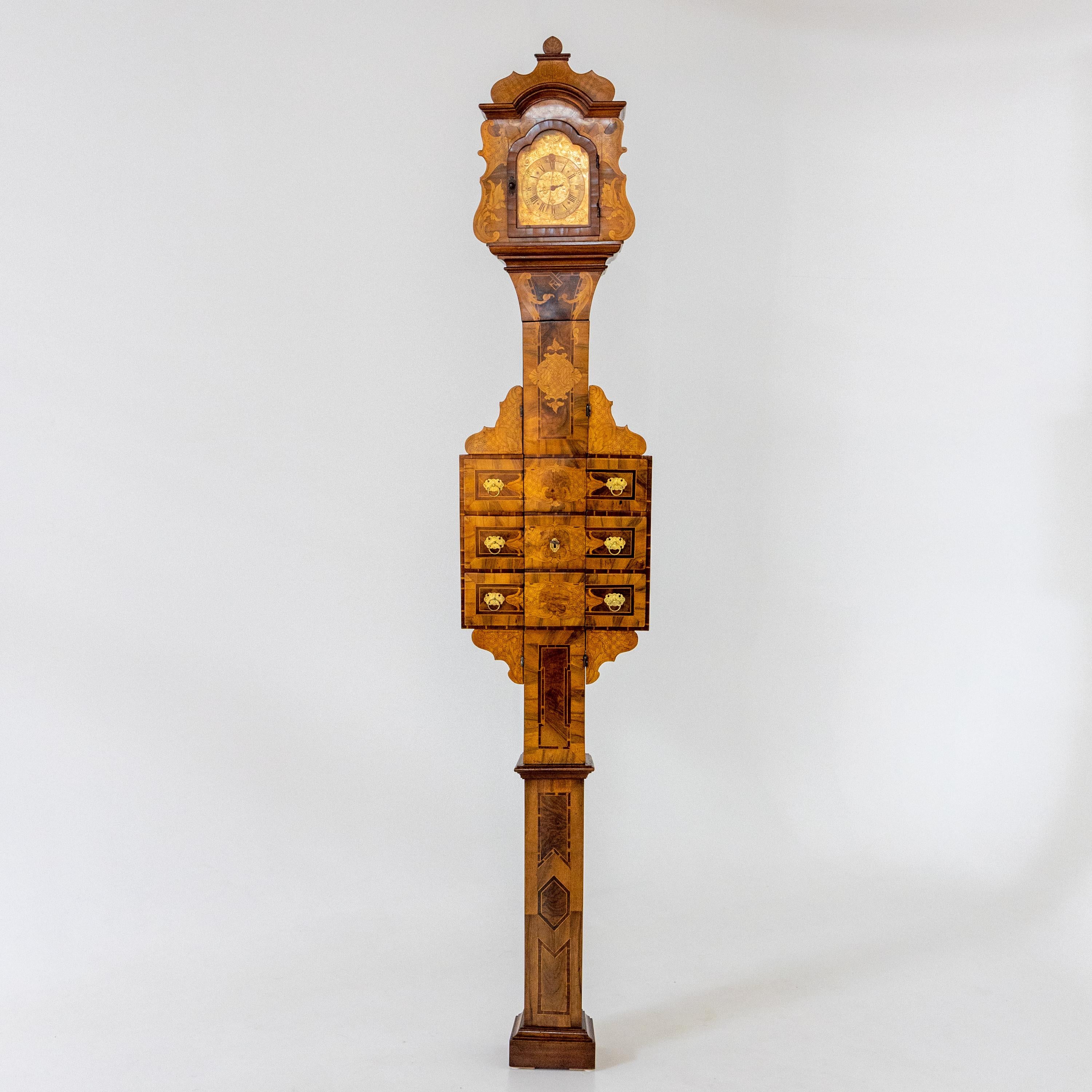 Baroque Grandfather Clock, Sig. Hitzelberger, Eichstätt, Germany Late ...