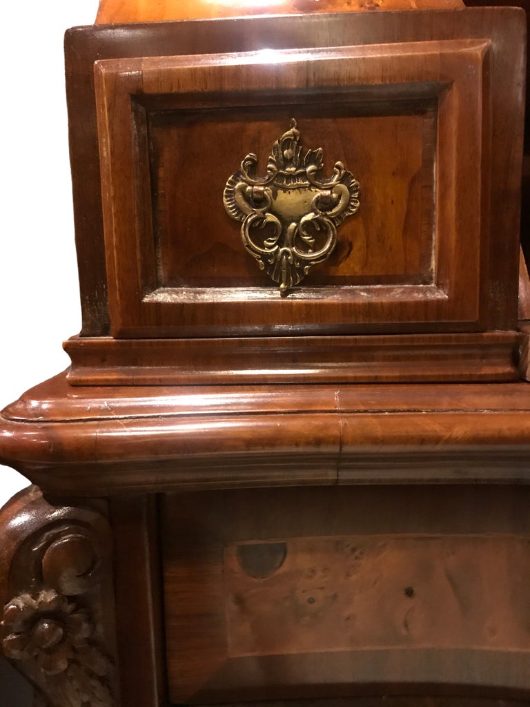 Baroque Revival Secretaire/Bookcase For Sale at 1stDibs
