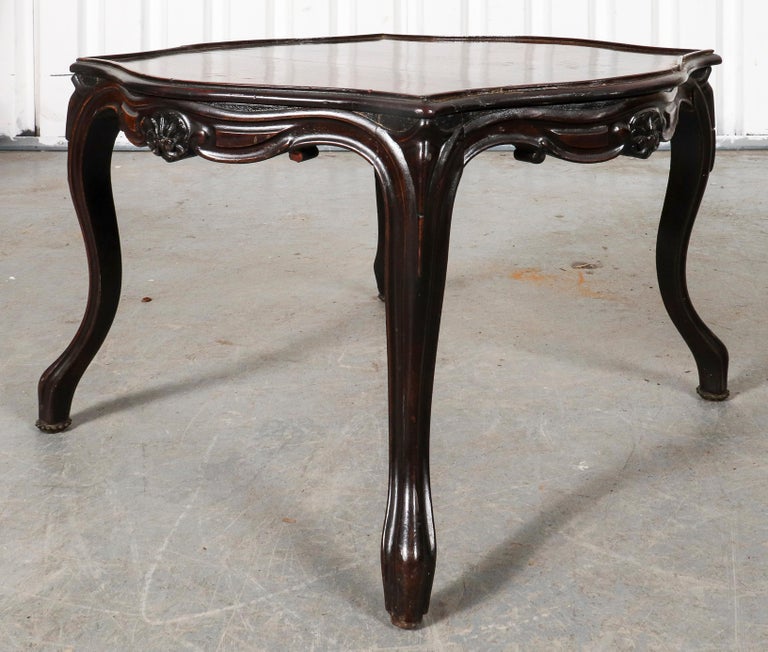 Baroque Revival Wood Side Table For Sale at 1stDibs