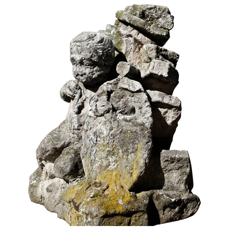 Baroque Sandstone Fragment, 18th Century For Sale at 1stDibs