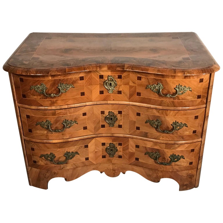 Baroque Style Chest of Drawers, Germany, 19th Century For Sale at 1stDibs