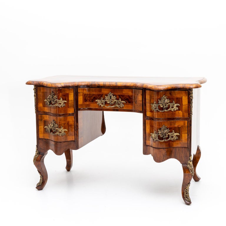 Baroque Style Desk, Dresden, Late 19th Century For Sale at 1stDibs