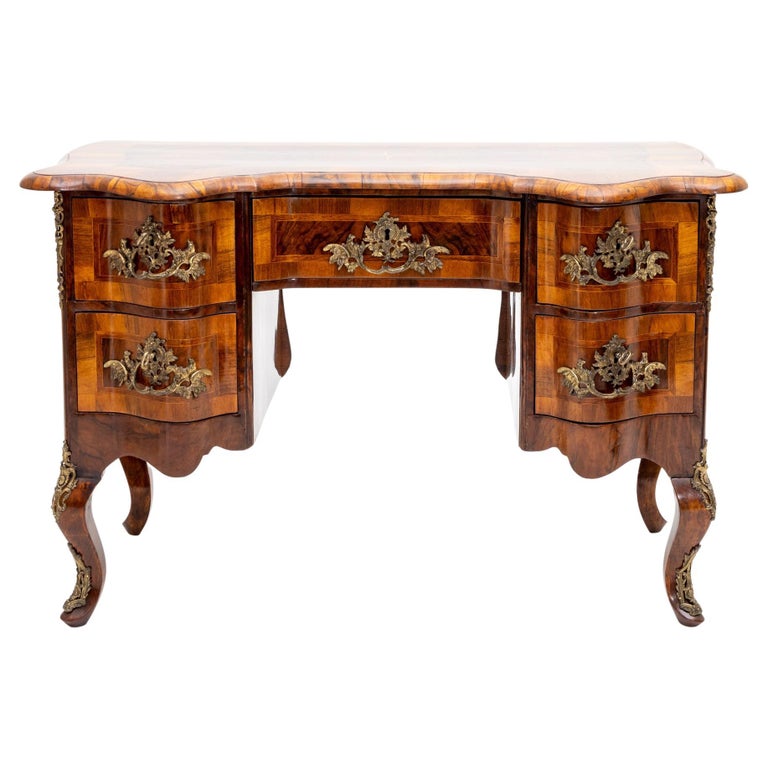 Baroque Style Desk, Dresden, Late 19th Century For Sale at 1stDibs