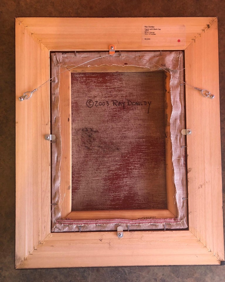 Baroque Style Oil Painting "Figure with Black Cap" by Ray Donley at 1stDibs