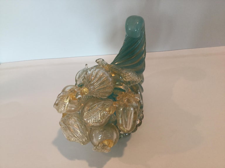Barovier and Toso Murano Cornucopia by Ercole Barovier For Sale at 1stDibs