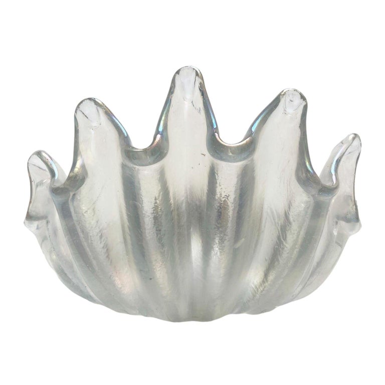 Barovier e Toso Clamshell Sconce, Italy, 1950s at 1stDibs