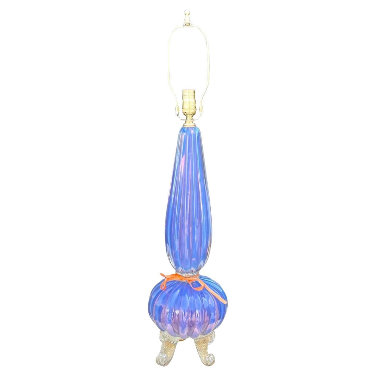 Barovier and Toso Mid Century Modern Murano Purple Italian Art Glass ...