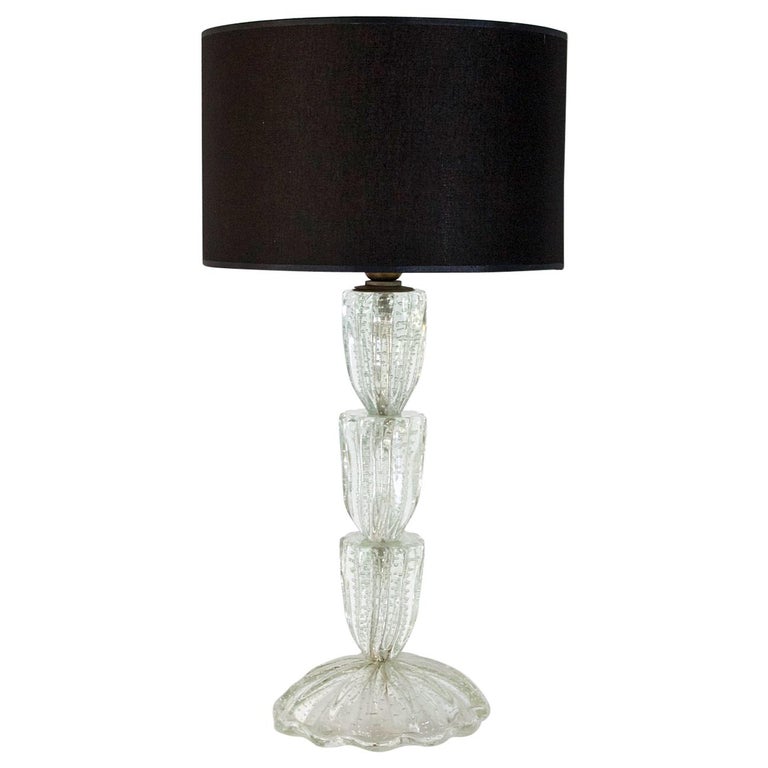 Barovier and Toso Murano Table Lamp at 1stDibs