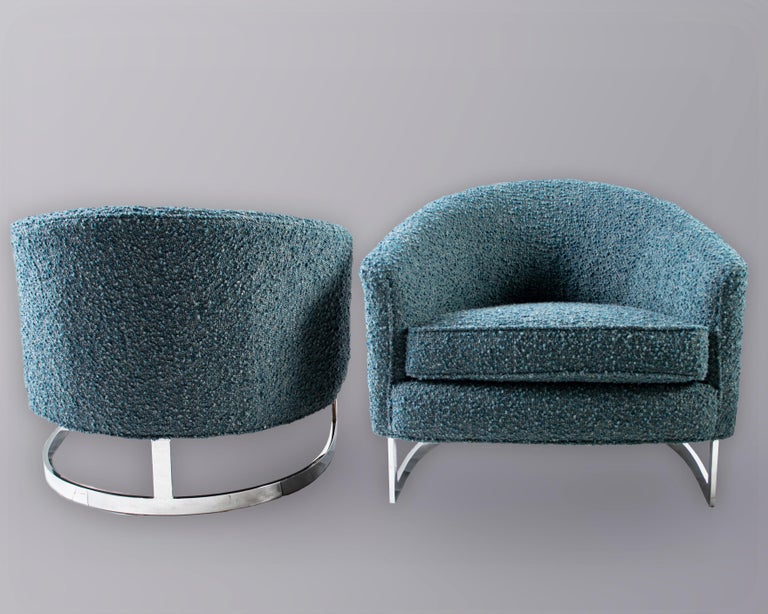 Barrel Back Chairs Upholstered in Italian Bouche at 1stDibs | bouche ...