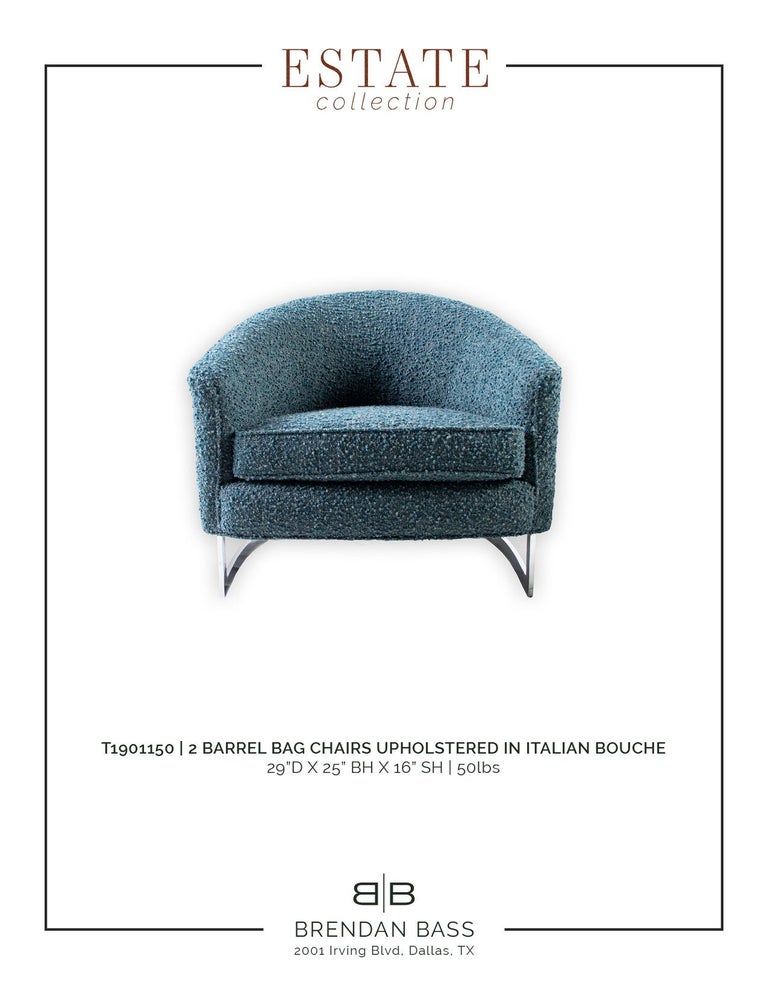 Barrel Back Chairs Upholstered in Italian Bouche at 1stDibs | bouche ...