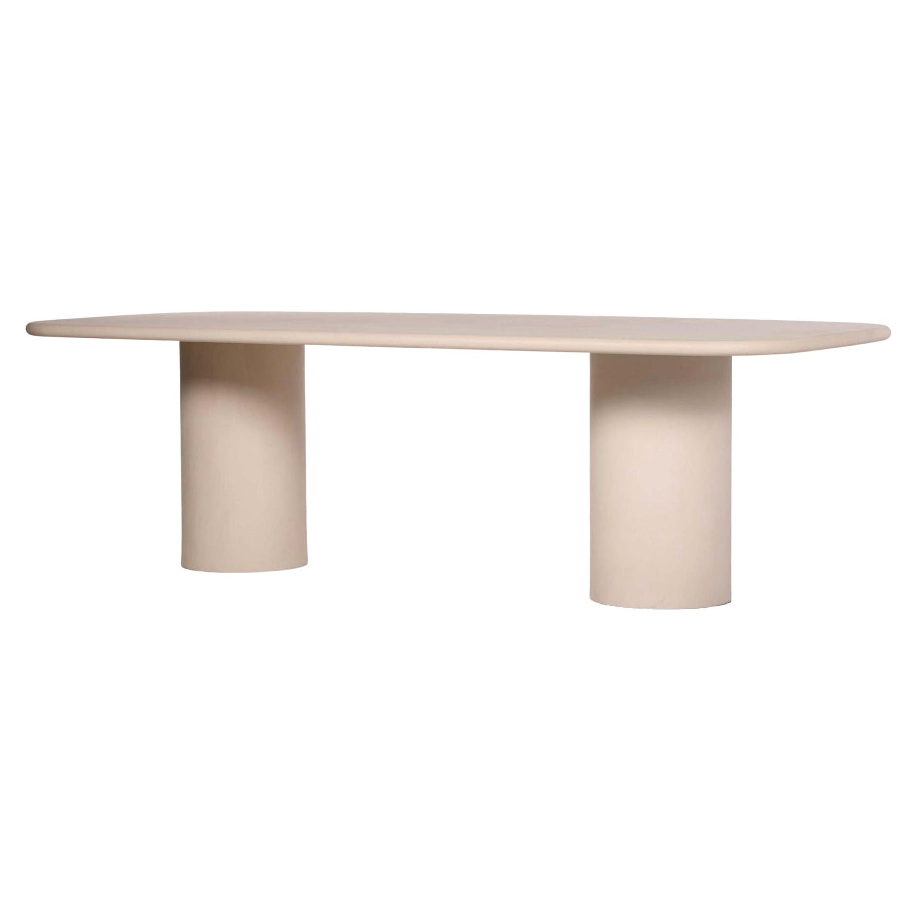 Handmade Rock-Shaped Natural Plaster Table Set by Philippe Colette at ...
