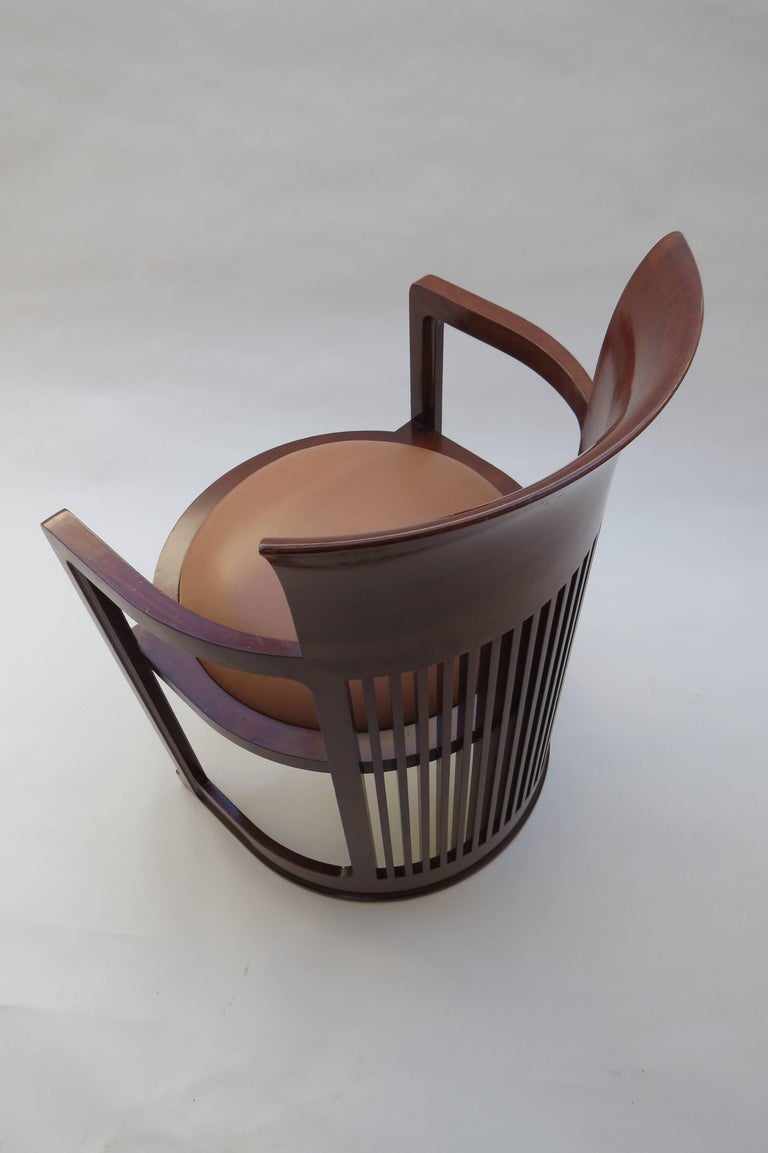 Barrel Taliesin Chair designed by Frank Lloyd Wright For Sale at 1stDibs