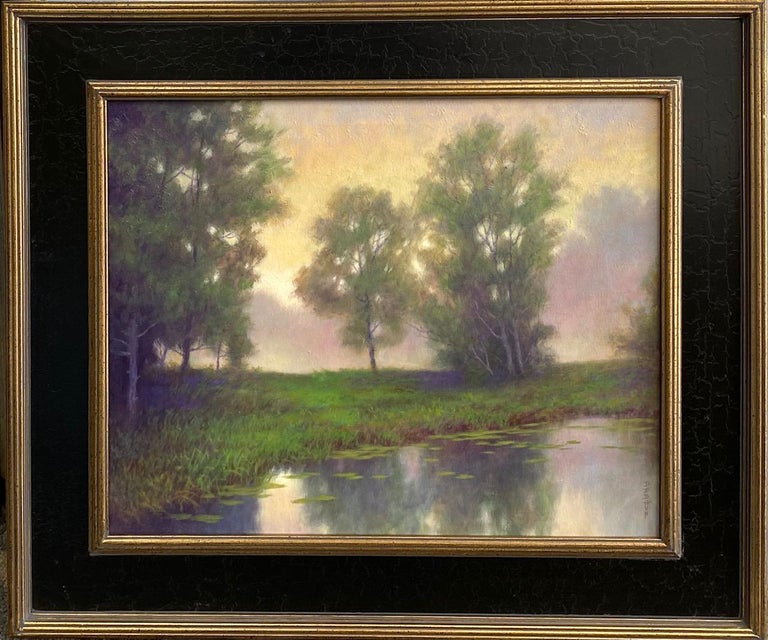 Barry DeBaun - Morning Mist, original Hudson River School realist ...