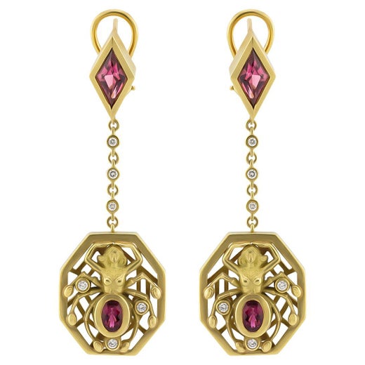 Barry Kieselstein-Cord 18K Yellow Gold Alligator Necklace For Sale at ...