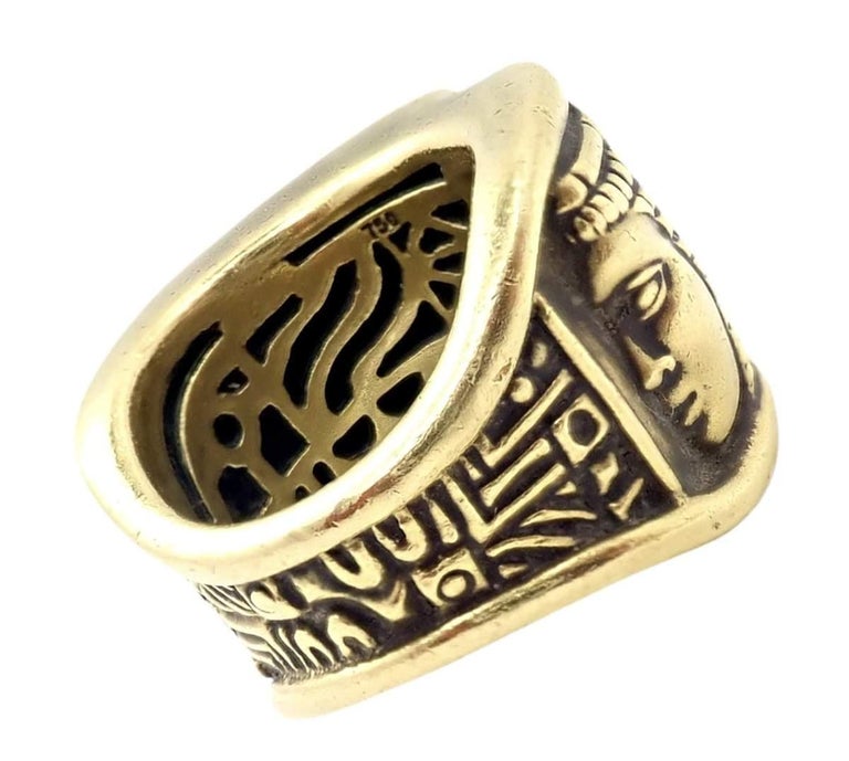 Barry Kieselstein Cord 18k Yellow Gold Women Of The World Ring '1993 ...