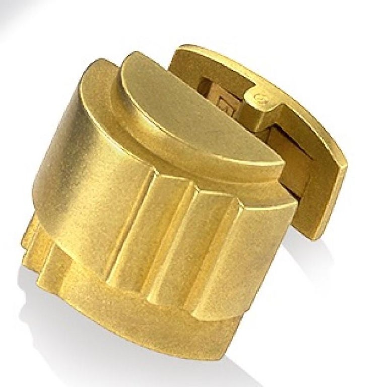 Barry Kieselstein-Cord 1980s Gold Cufflinks at 1stDibs