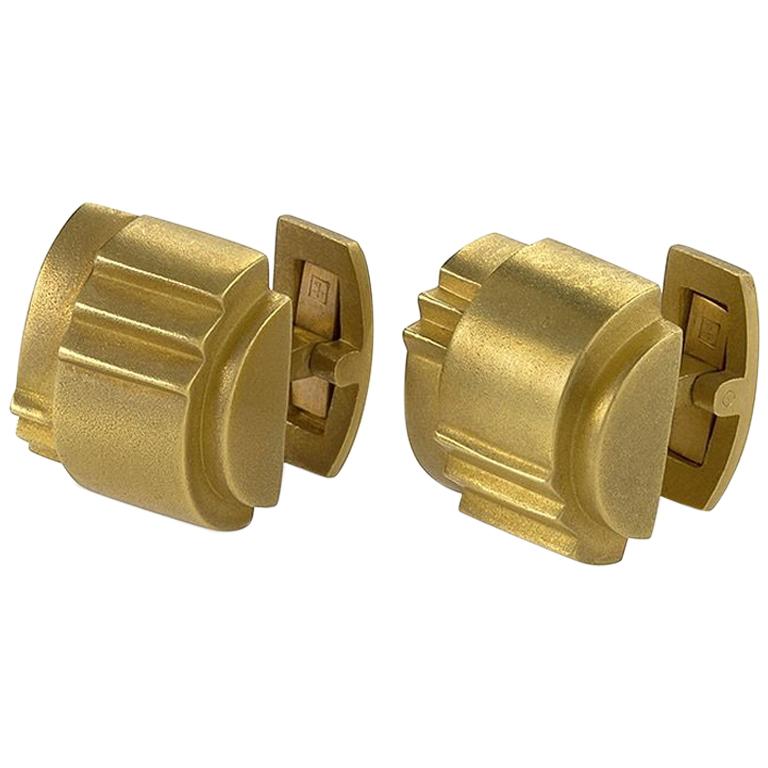 Barry Kieselstein-Cord 1980s Gold Cufflinks at 1stDibs