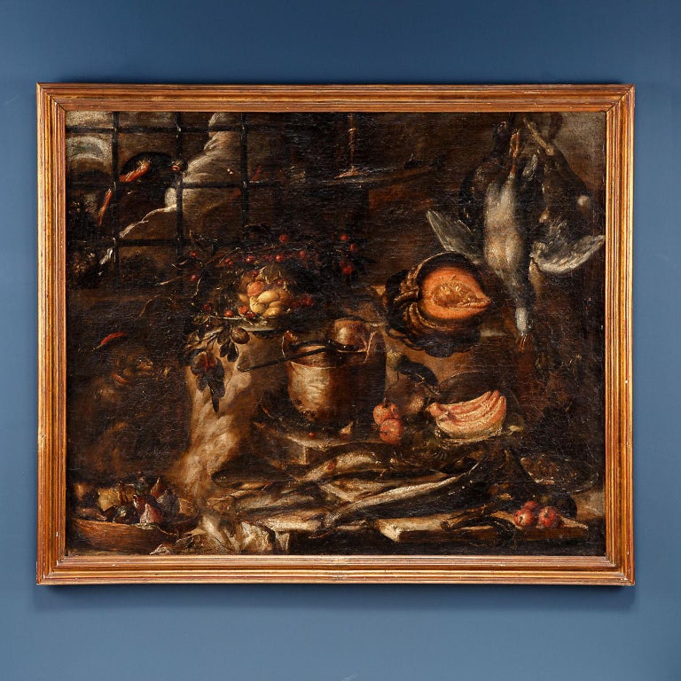 Bartolomeo Arbotori - Still life, XVII century For Sale at 1stDibs