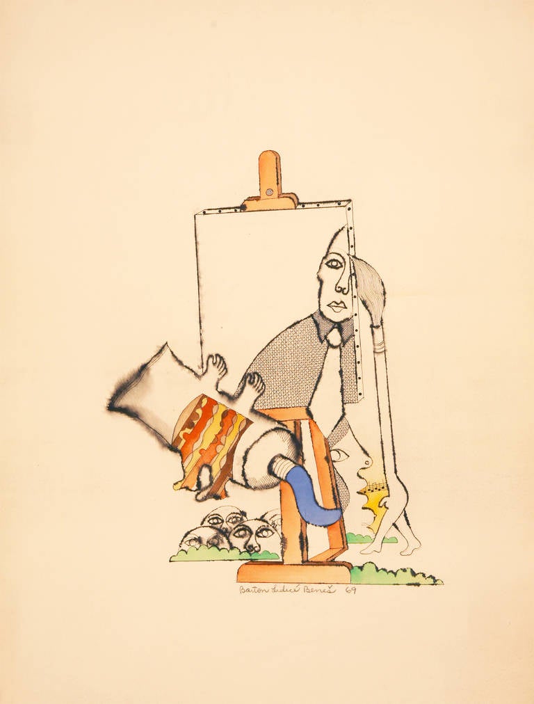 Barton Lidice Benes - Self Portrait de l'activiste Barton Benes par ...