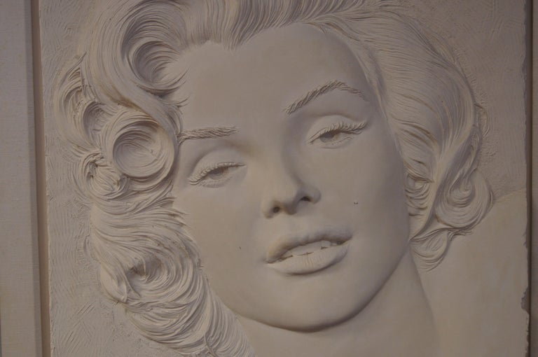 Bas Relief of Marilyn Monroe by Bill Mack For Sale at 1stDibs
